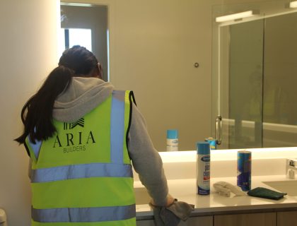 Cleaning Services - Aria Builders
